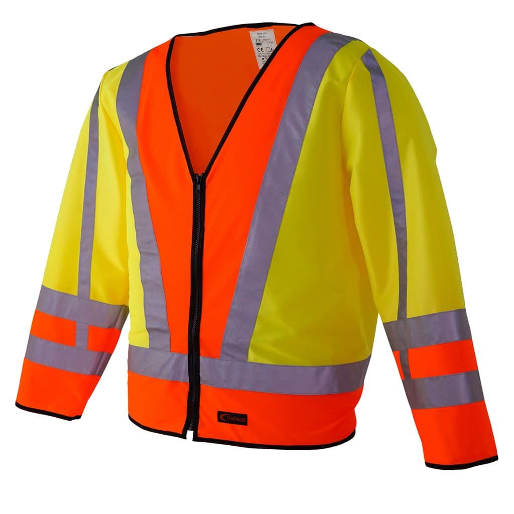 High Visibility Jacket for Traffic Routing - Reflectil