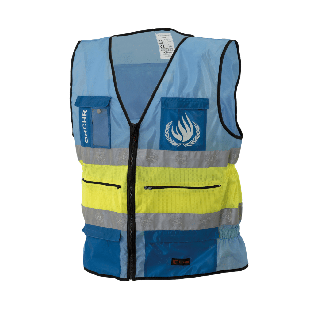 NGO Vest for Field Work in Warm Conditions - Reflectil