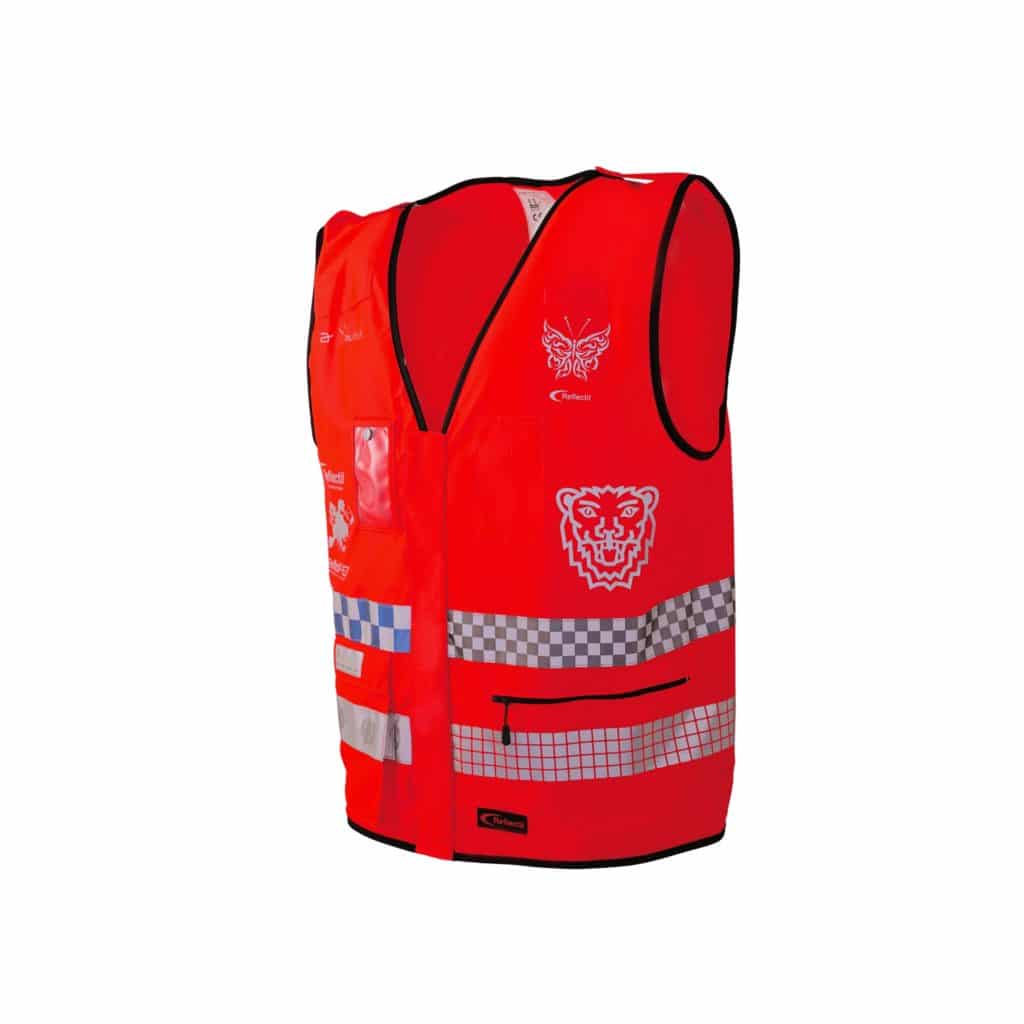 Logos on Vests - Reflectil